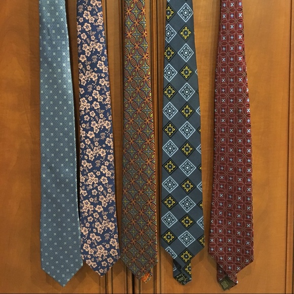 Accessories | 5 Premium Neck Ties | Poshmark